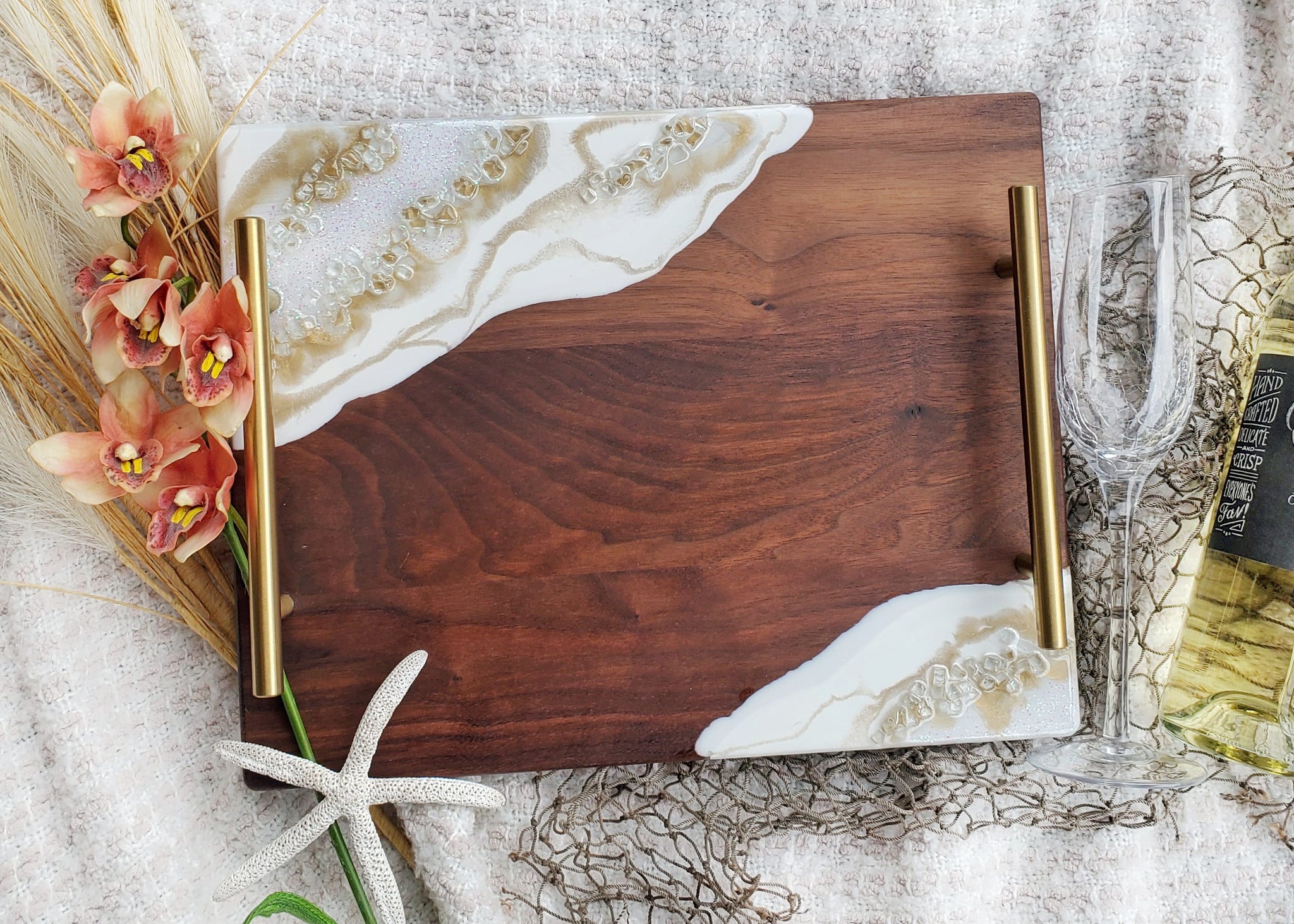 Handmade Ocean Inspired Charcuterie Boards and Serveware – Rustic Tides