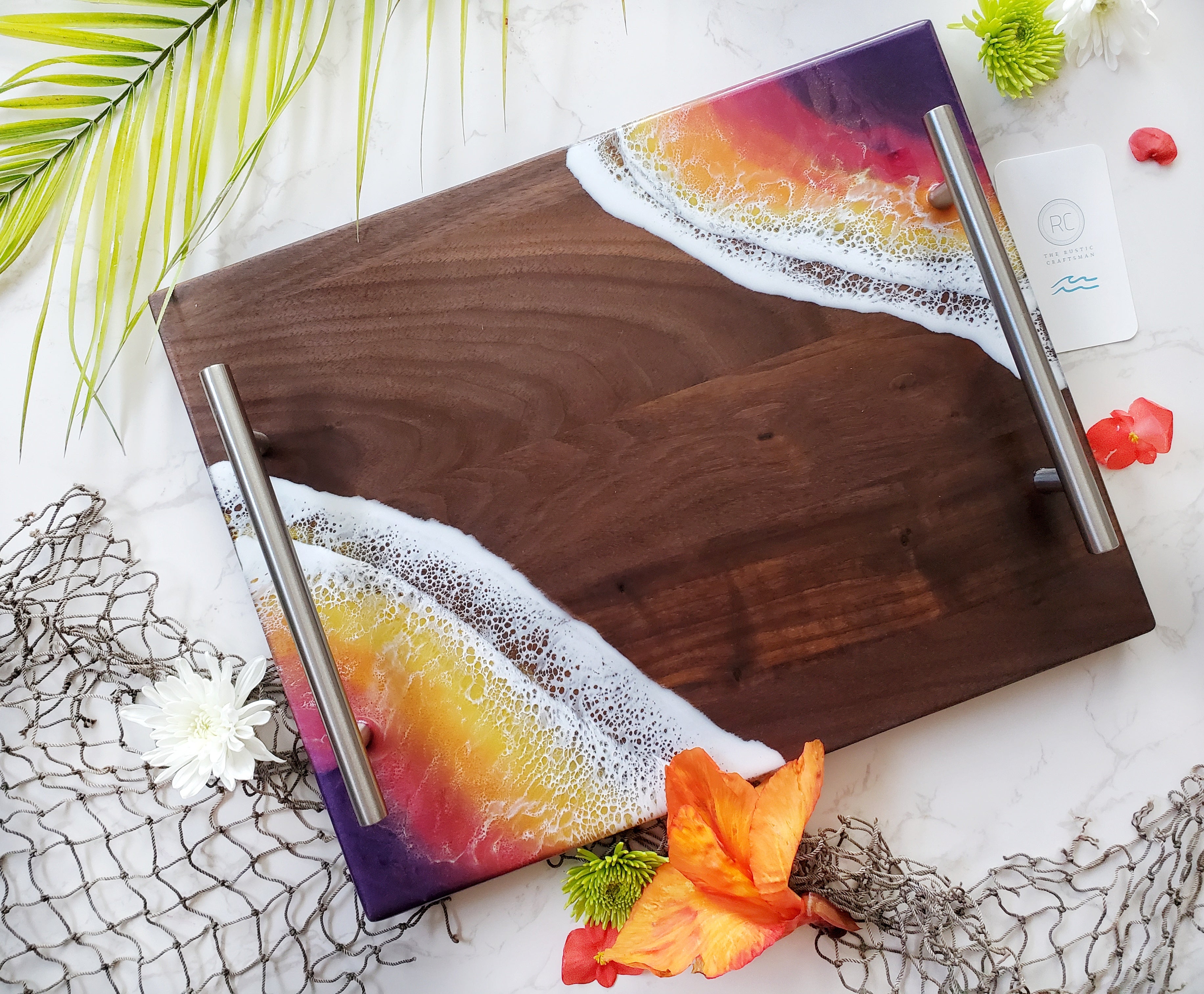 Handmade Ocean Inspired Charcuterie Boards and Serveware – Rustic Tides